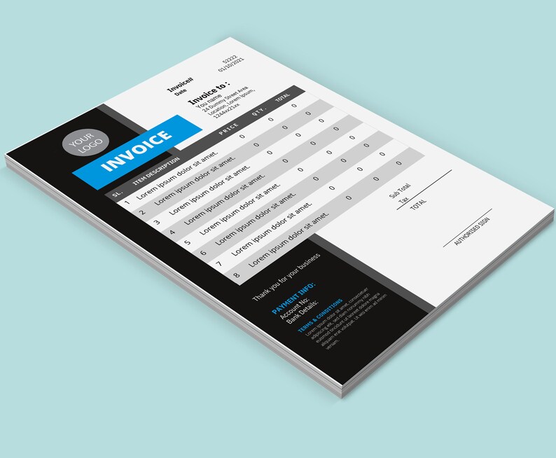 Invoice, Invoice Template, Invoice Form, Invoice Template Download ...