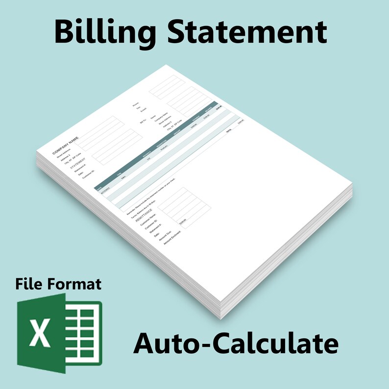 Invoice Template, Invoice Template for Small Business, Excel Business ...