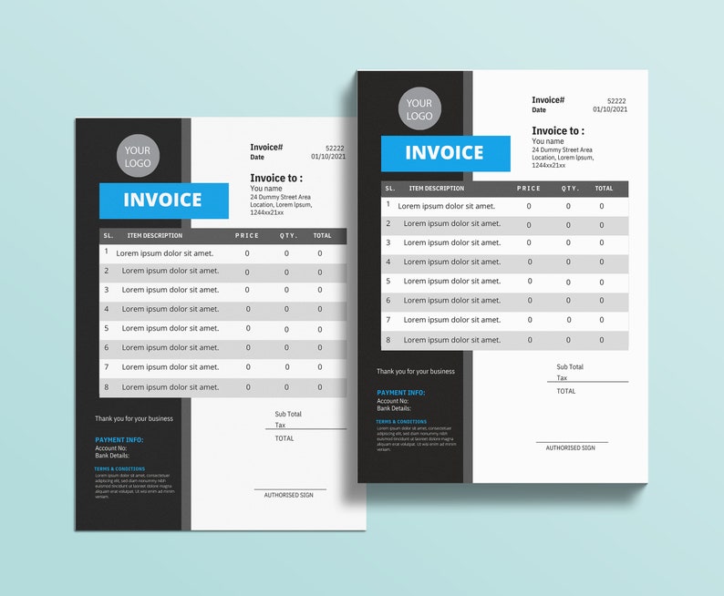 Invoice, Invoice Template, Invoice Form, Invoice Template Download ...