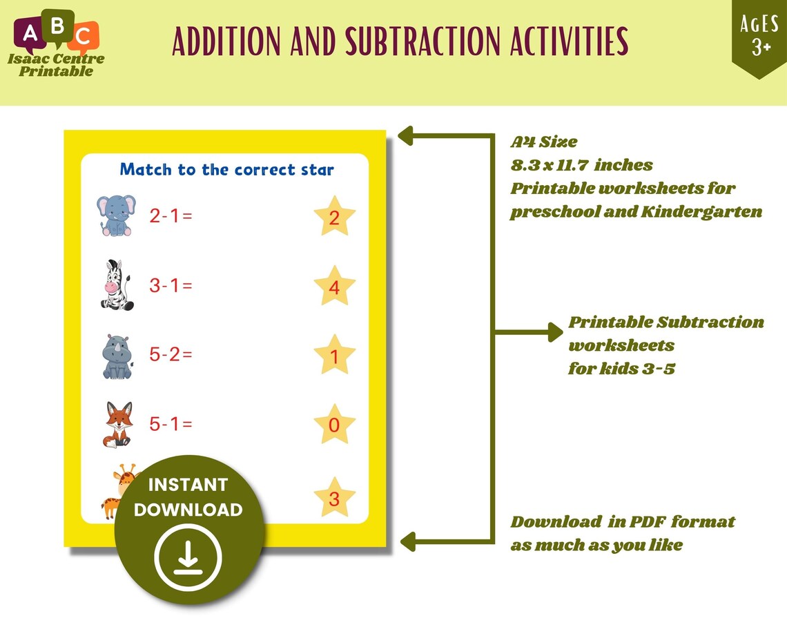 Number Tracing Preschool Printable Counting 1-10 Toddler Math Worksheet ...