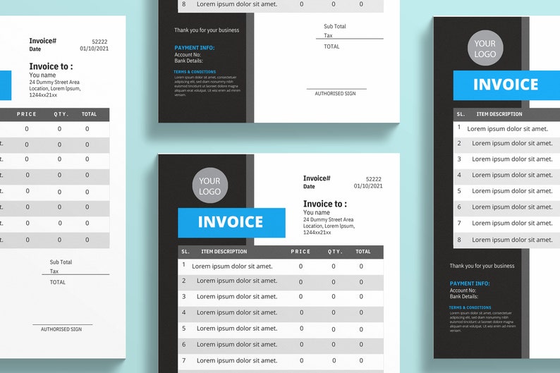 Invoice, Invoice Template, Invoice Form, Invoice Template Download ...