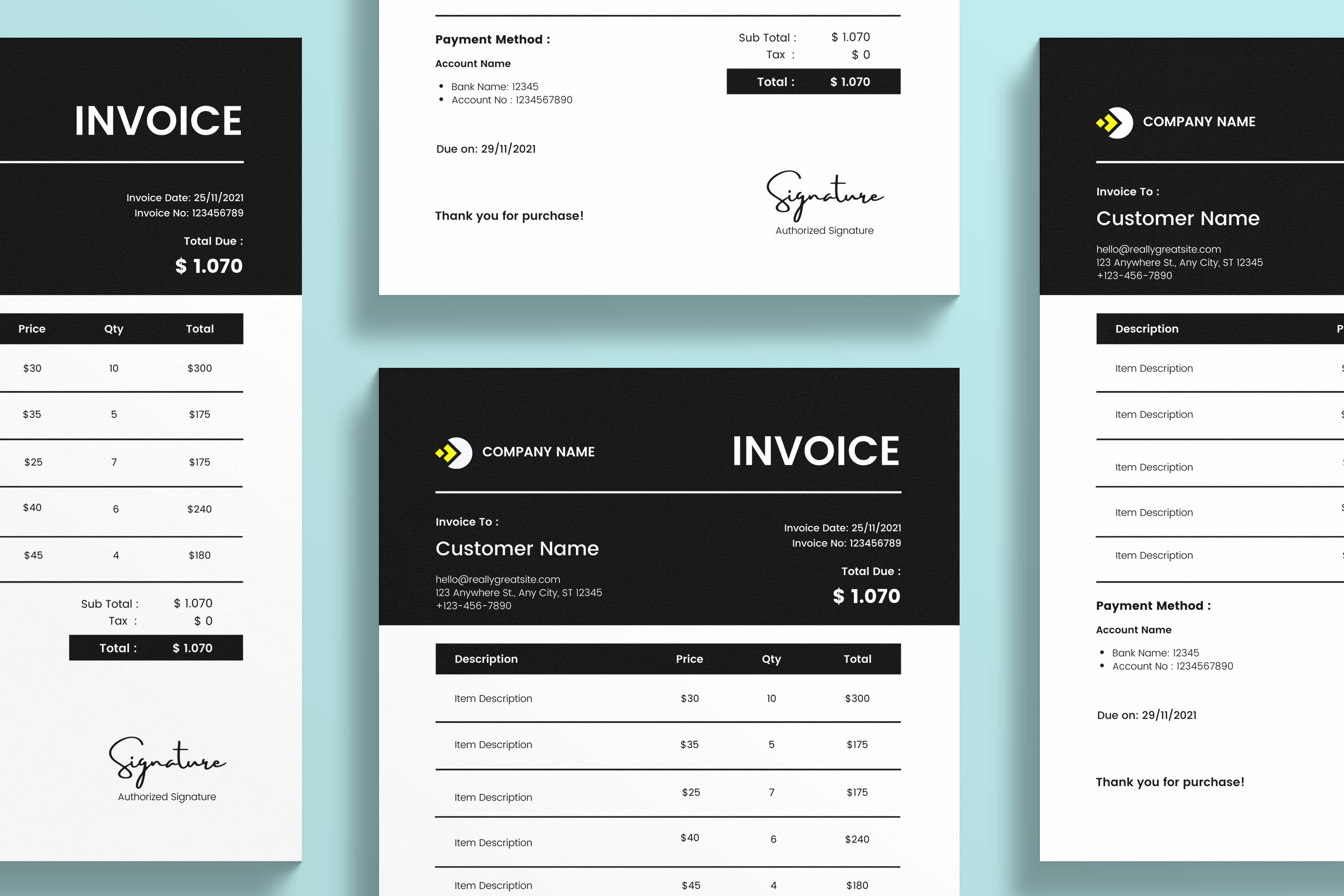 Invoice, Invoice Template, Invoice Form, Invoice Template Download ...