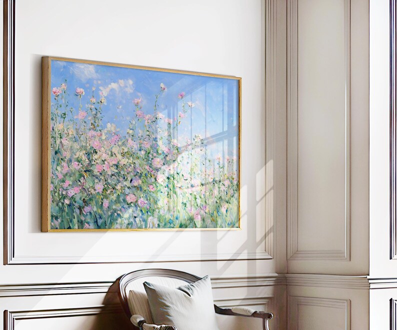 French Country Cottage Landscape Coquette Room Decor French Antique ...