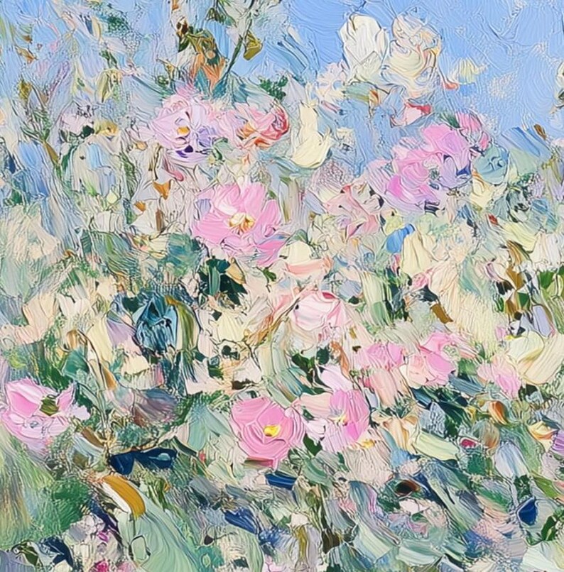 French Country Cottage Landscape Coquette Room Decor French Antique ...