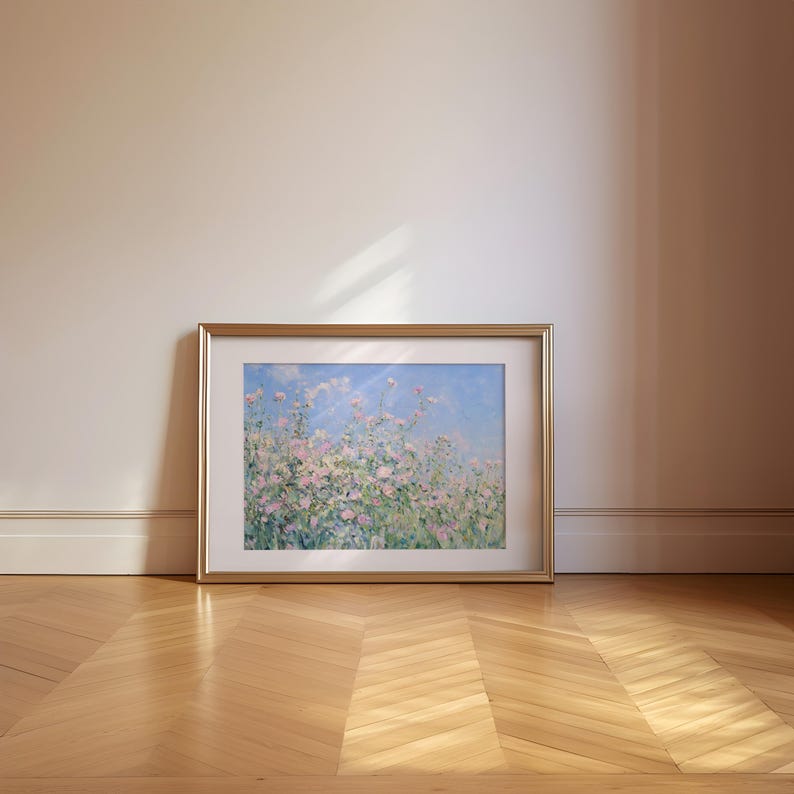 French Country Cottage Landscape Coquette Room Decor French Antique ...