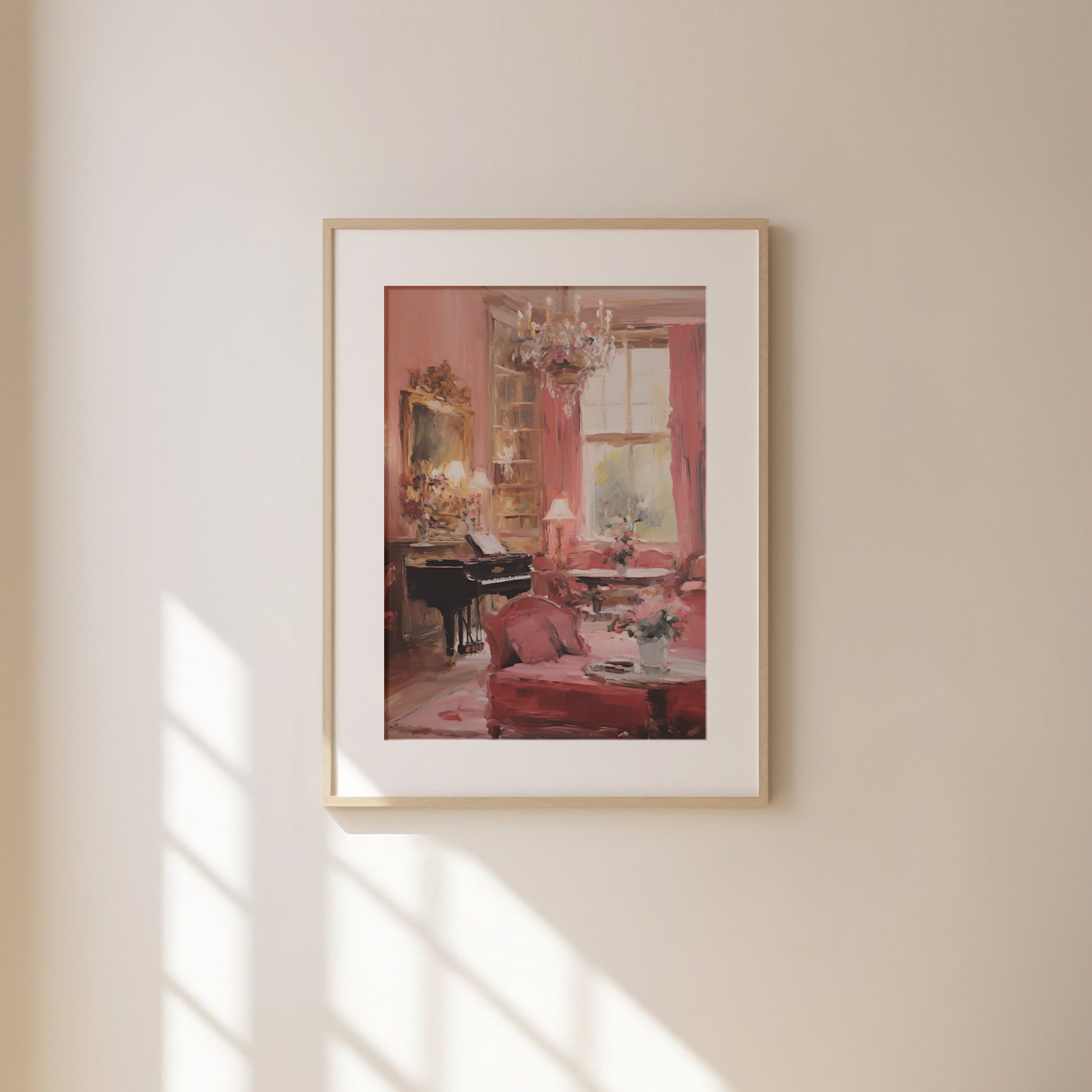 Regency Era Drawing Room | Coquette Room Decor | Regency Wall Art ...