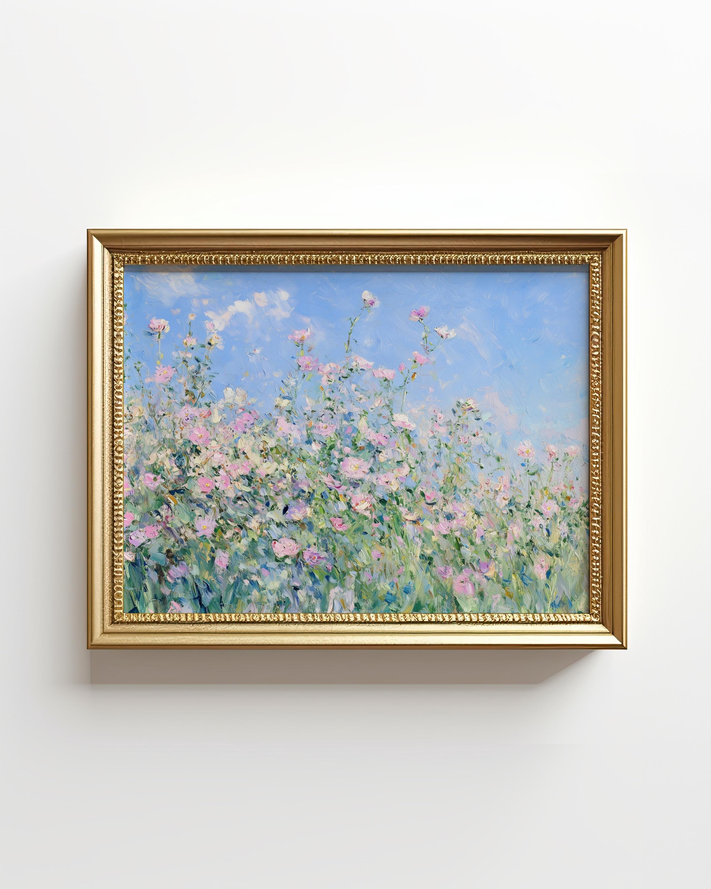 French Country Cottage Landscape Coquette Room Decor French Antique ...