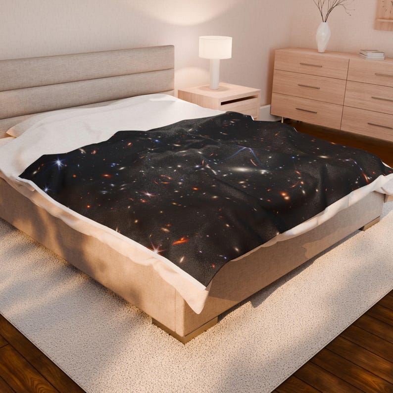 Webb's First Deep Space Blanket - NASA JWST Warm Throw Blanket ...