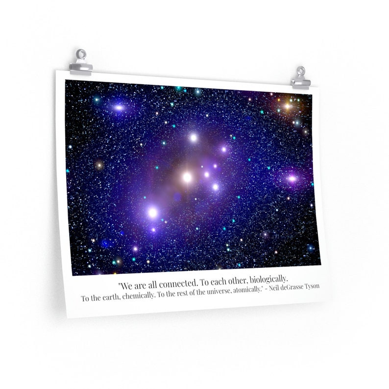 Neil Degrasse Tyson Poster | Space Poster | Galaxy Framed Poster ...