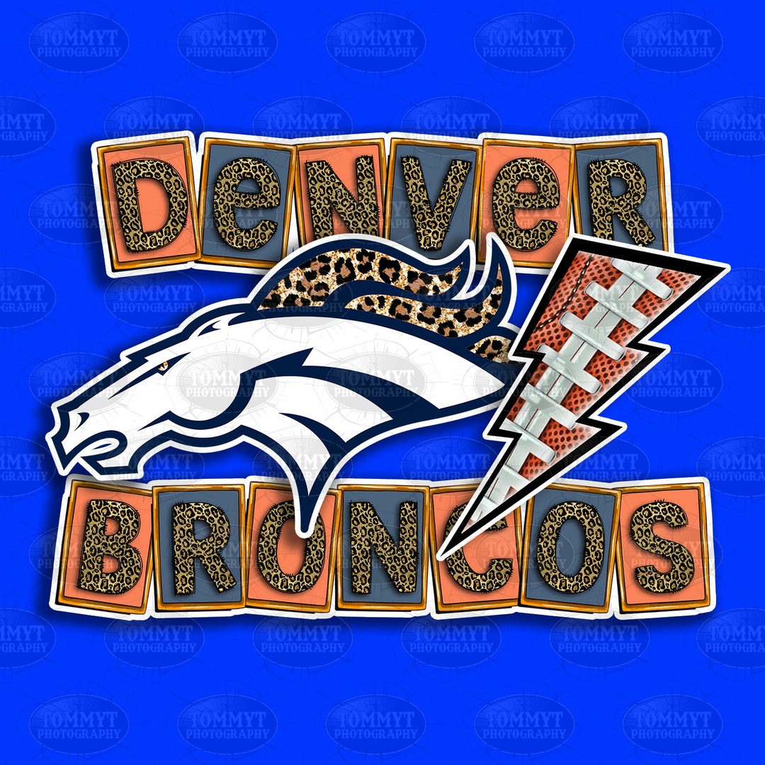 DENVER FOOTBALL LEOPARD - Etsy