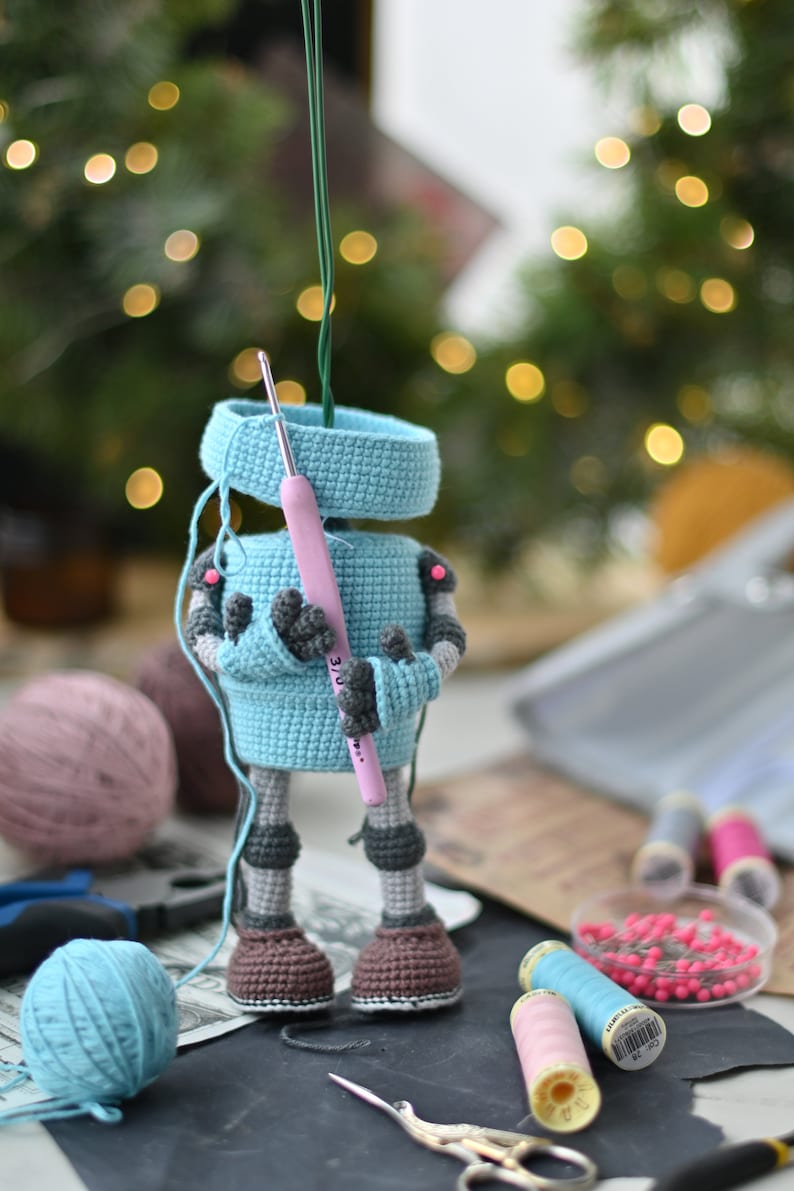 Crochet Pattern for Robot Mike the Toy PDF English Amigurumi - Etsy