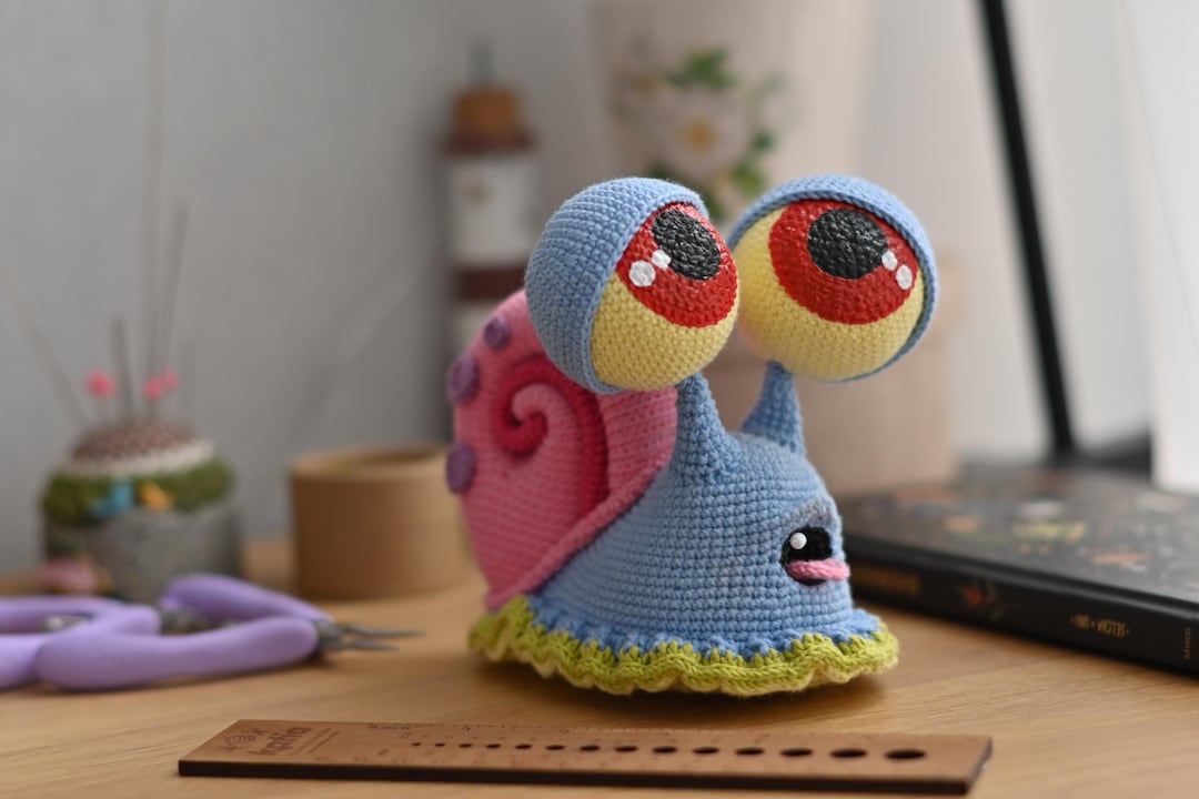 Crochet Pattern for Snail PDF English Amigurumi - Etsy