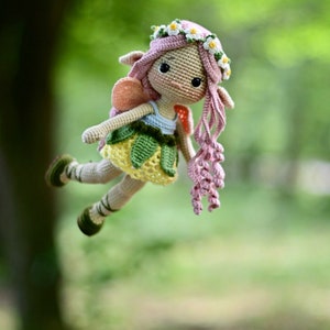 Crochet Pattern for Doll Fairy Amigurumi PDF English - Etsy
