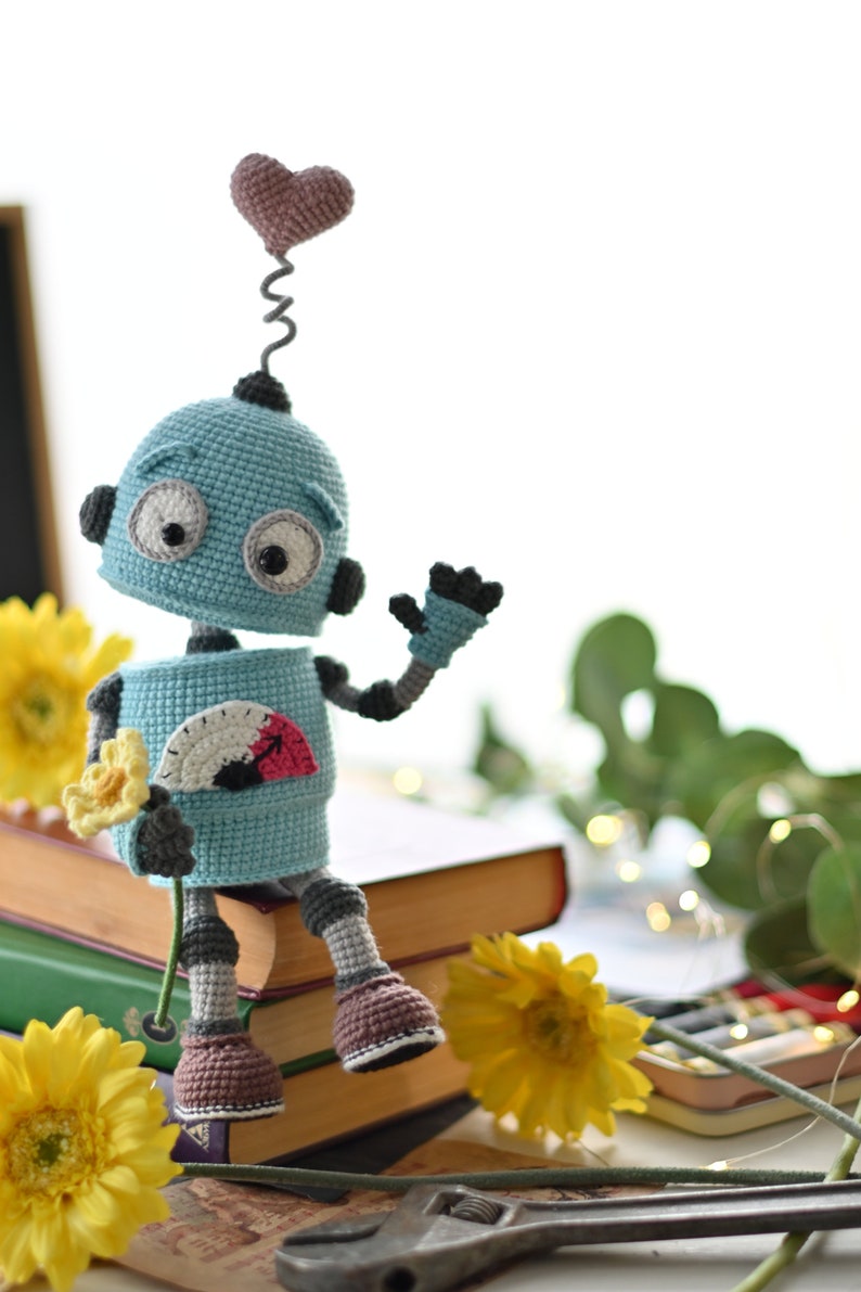 Crochet Pattern for Robot Mike the Toy PDF English Amigurumi - Etsy