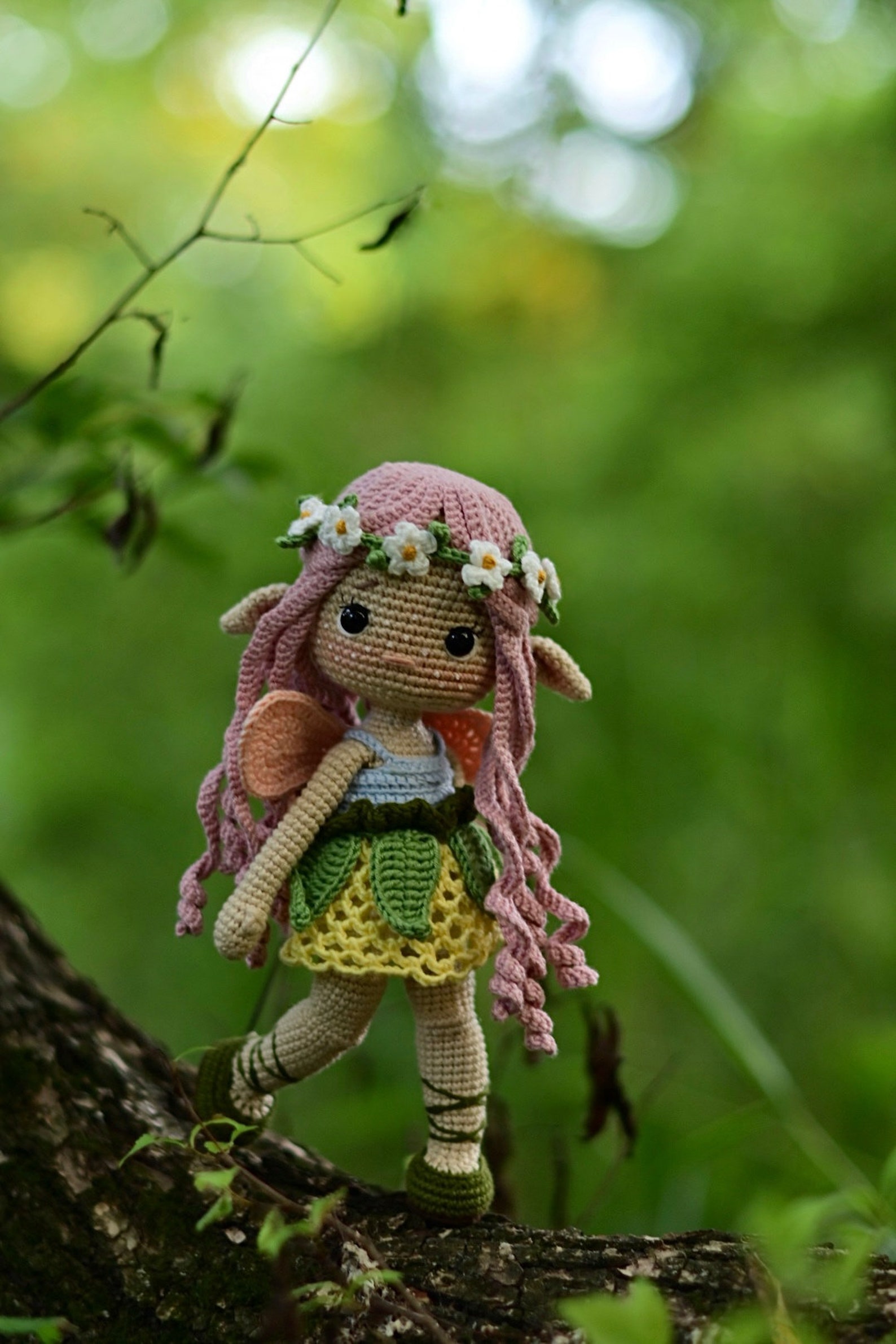 Crochet Pattern for Doll Fairy Amigurumi PDF English - Etsy