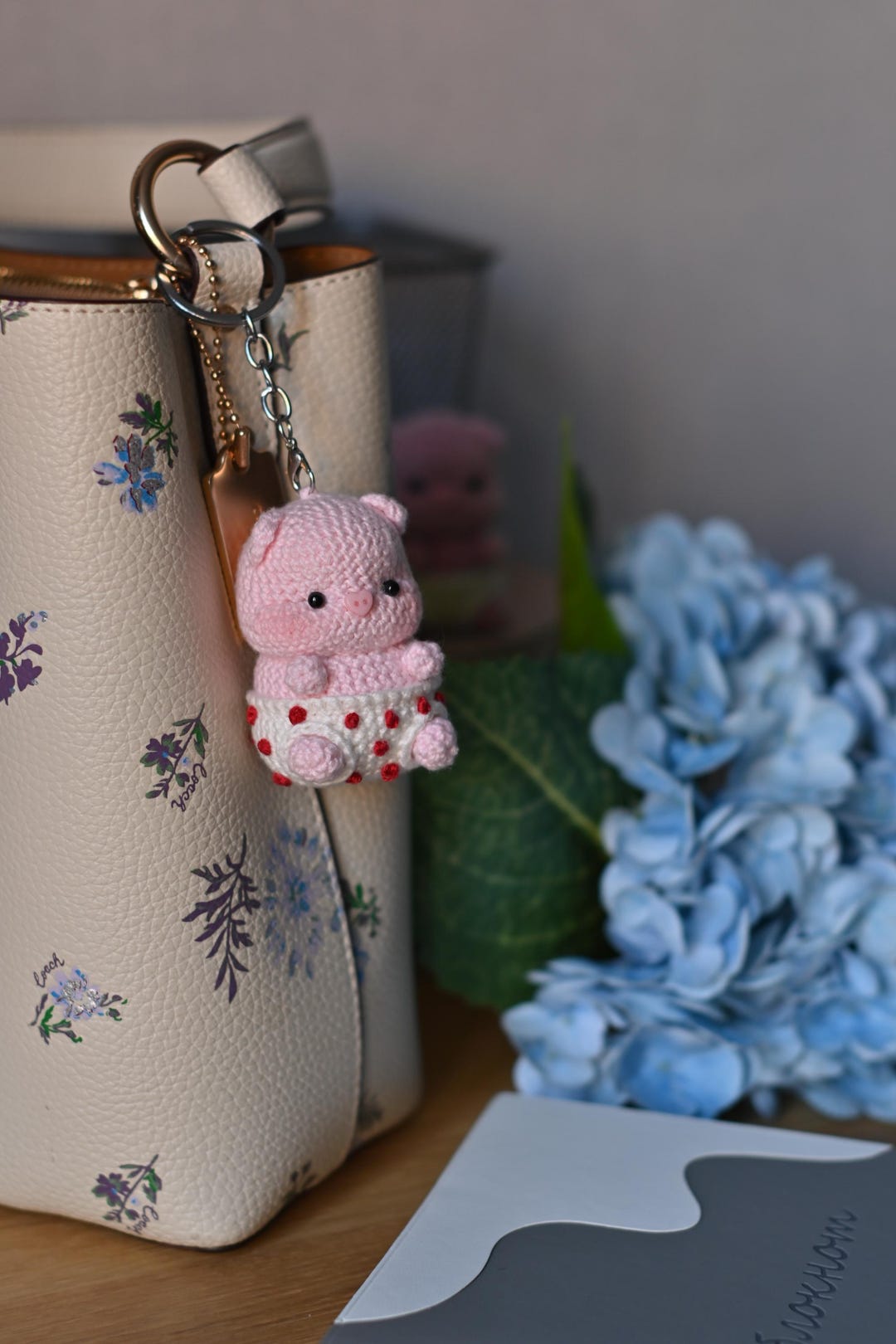 Crochet Pattern for Pig Keychain PDF ENGLISH Amigurumi - Etsy