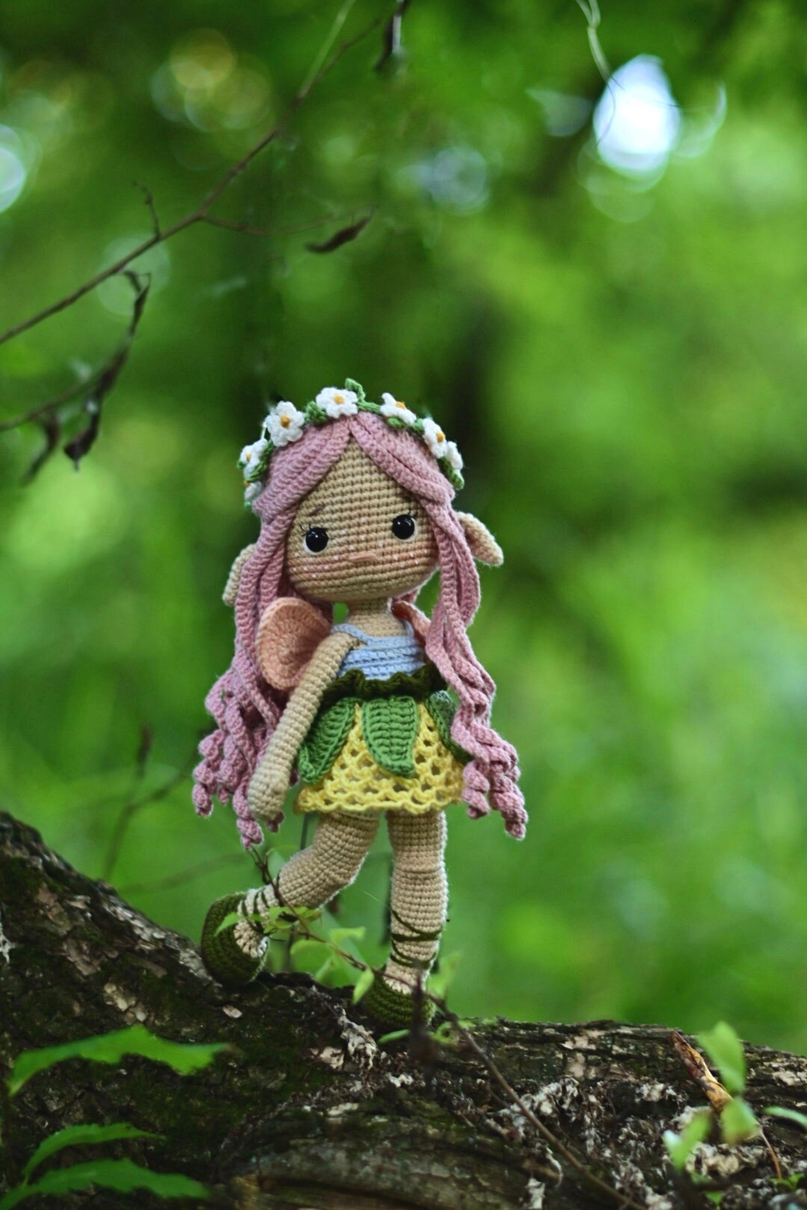 Crochet Pattern for Doll Fairy Amigurumi PDF English - Etsy