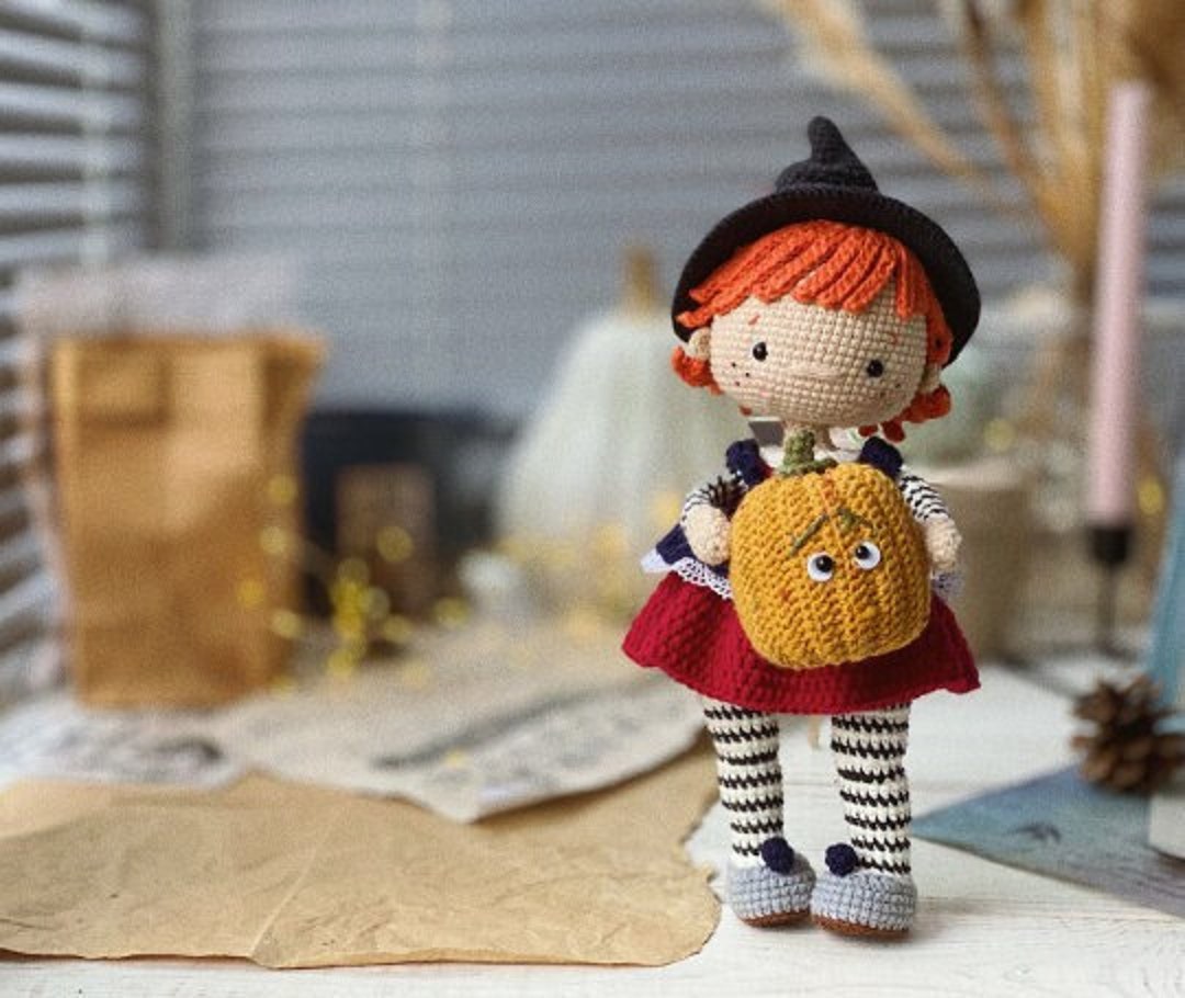 Crochet Pattern for Little Witch, PDF English Amigurumi - Etsy