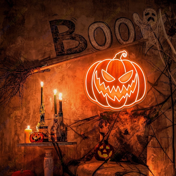 Halloween Lighted Sign - Etsy