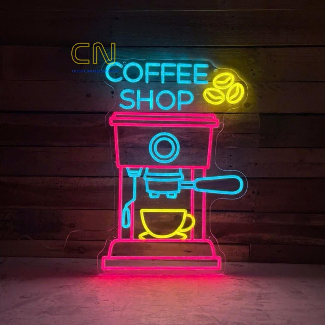 Custom Logo Neon Sign, Custom Food Logo LED Sign, Custom Business Logo ...