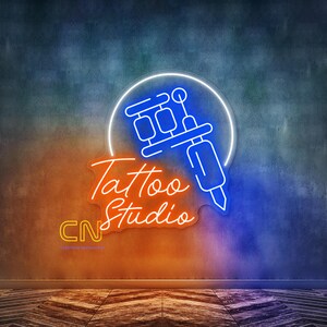 Tattoo Studio LED Neon Sign for Your Studio, Tattoo Neon Sign, Tattoo ...