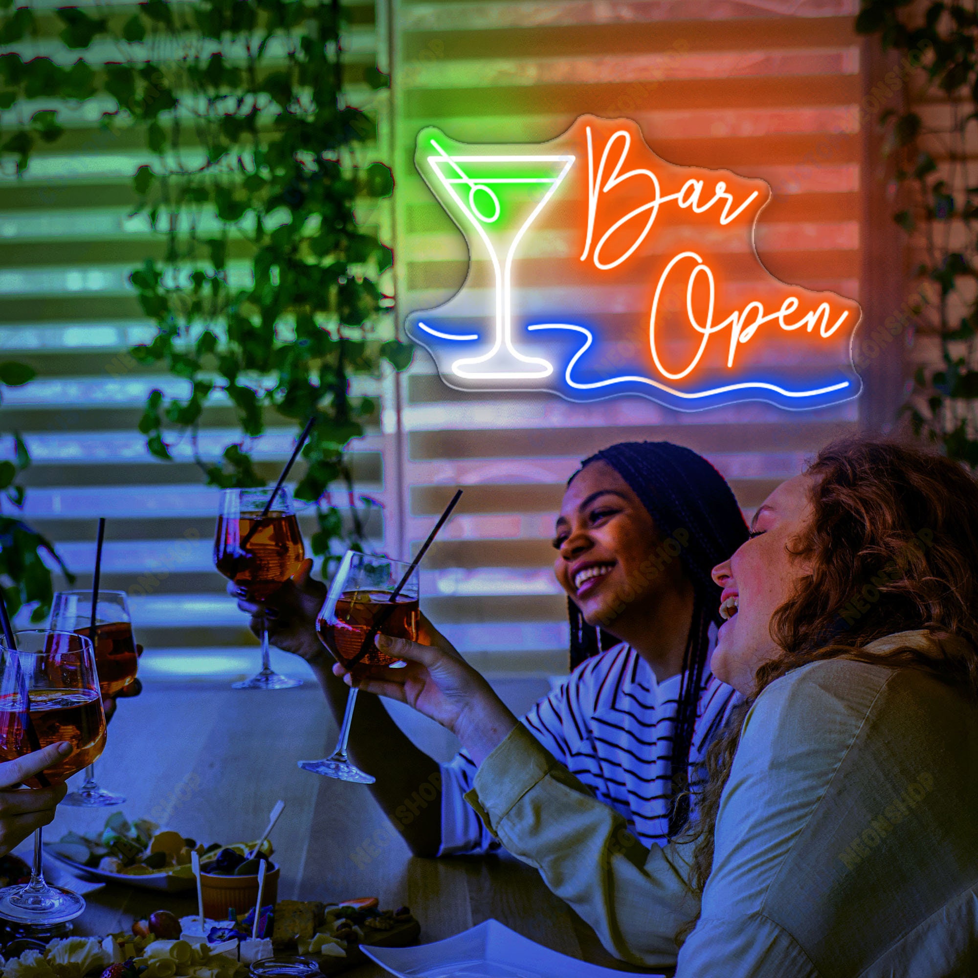 Bar Open Neon Sign Open Sign for Bar Cocktail Bar Sign Open - Etsy