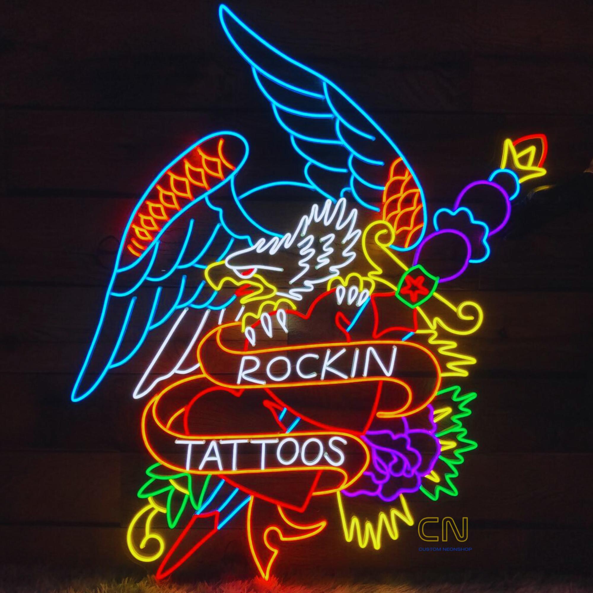 Tattoo Studio LED Neon Sign for Your Studio, Tattoo Neon Sign, Tattoo ...