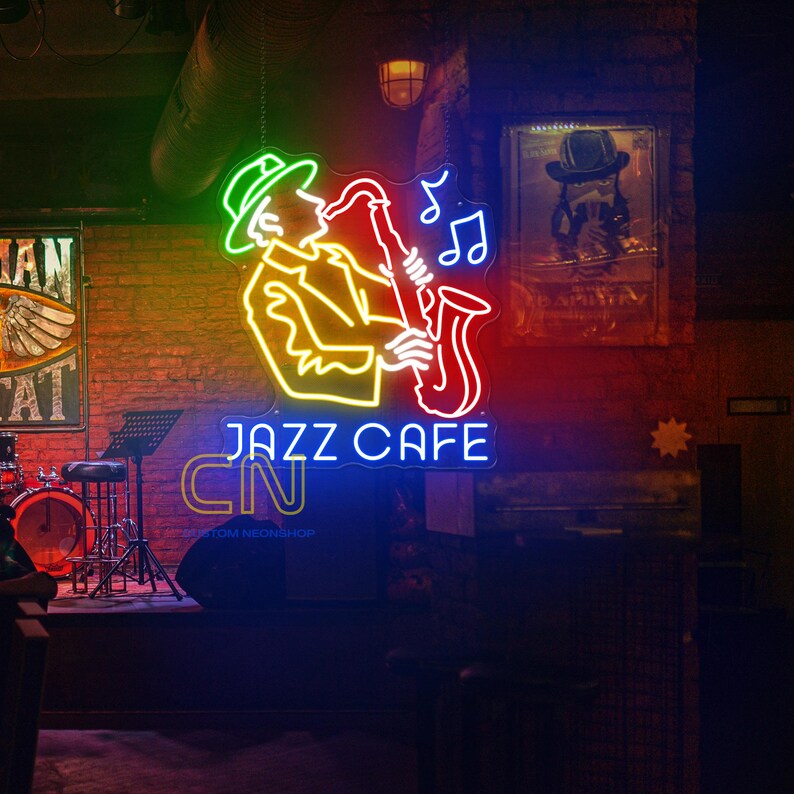 Jazz Club Led Sign, Jazz Club Led Sign, Jazz Neon Sign, Custom Neon ...