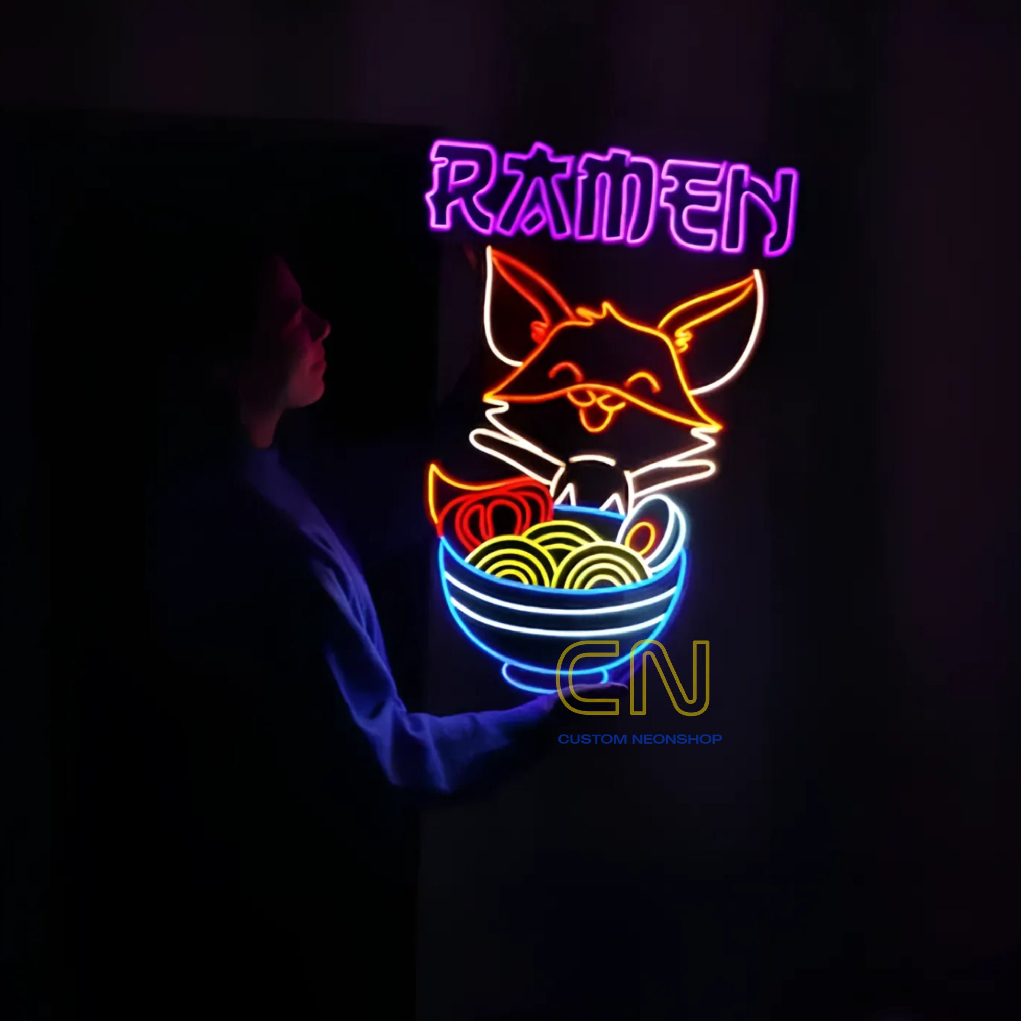 Ramen Neon Sign Ramen Bowl Neon Sign Japanese Ramen Sign Custom Ramen ...