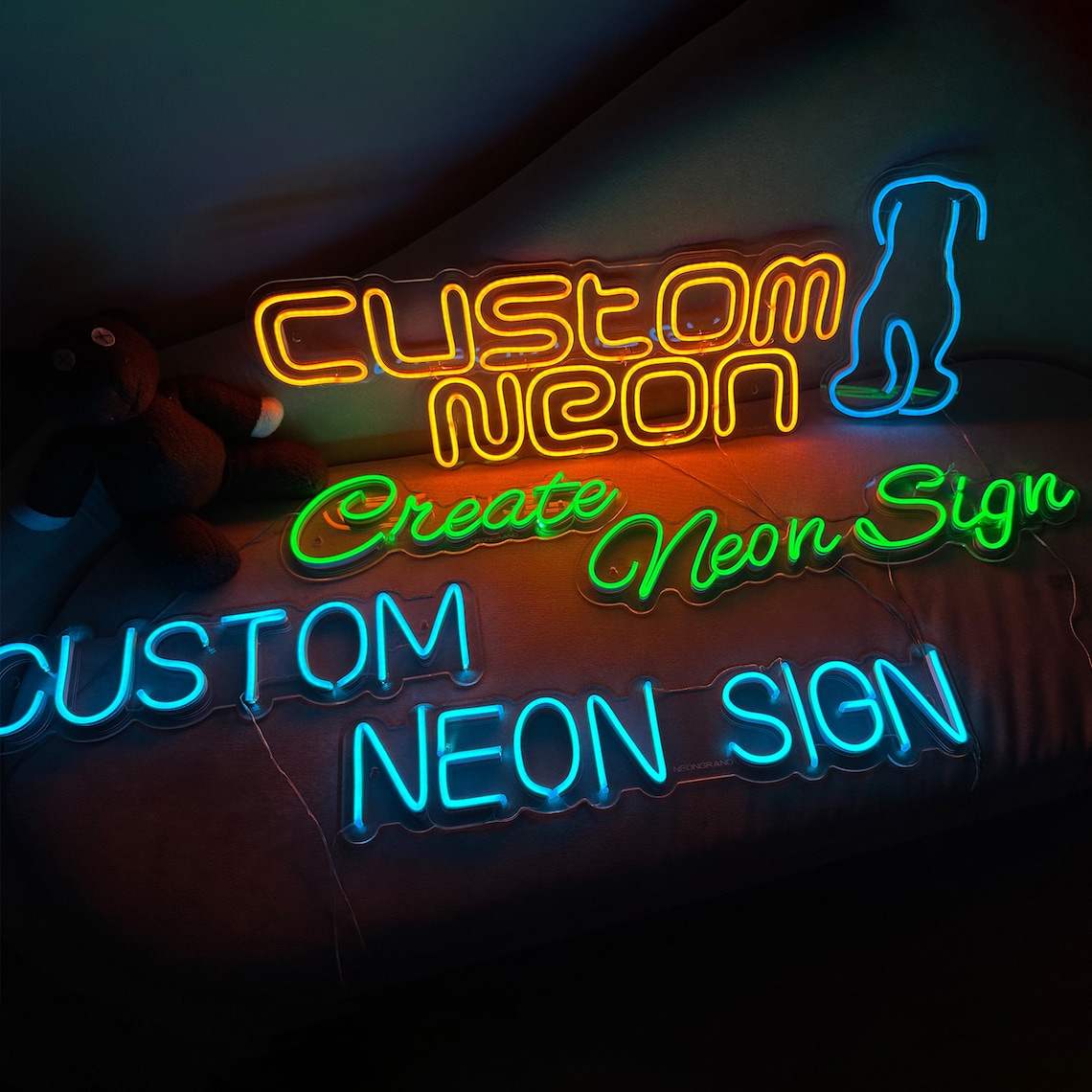 Custom Neon Sign Led Light, Wedding Neon Sign, Custom Name Neon Sign ...
