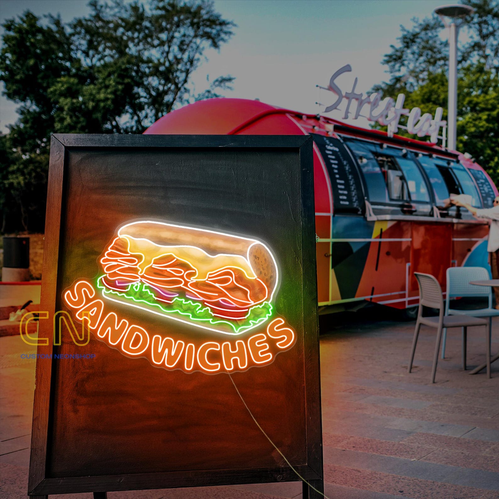 Sandwiches Neon Sign, Sanwich LED Neon Sign, Custom Neon Sign, Sandwich ...