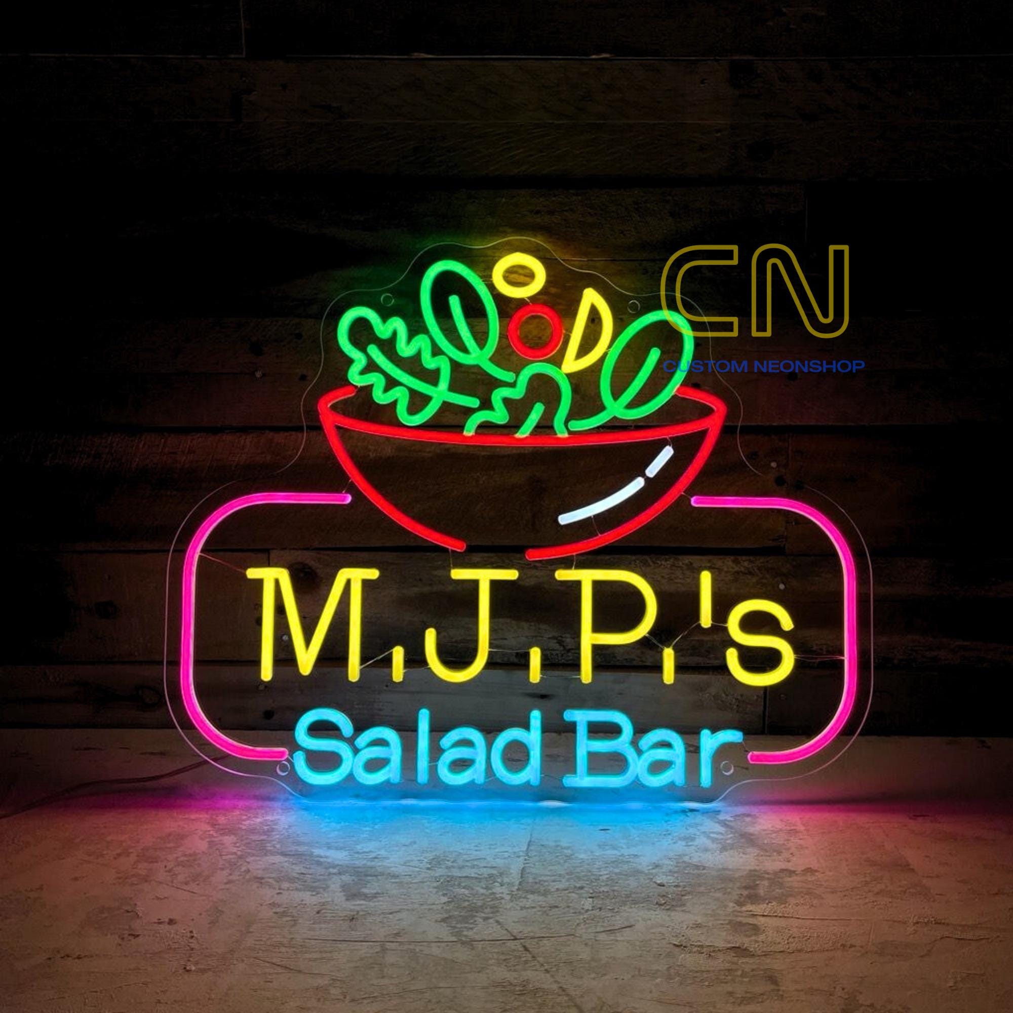 Custom Logo Neon Sign, Custom Food Logo LED Sign, Custom Business Logo ...