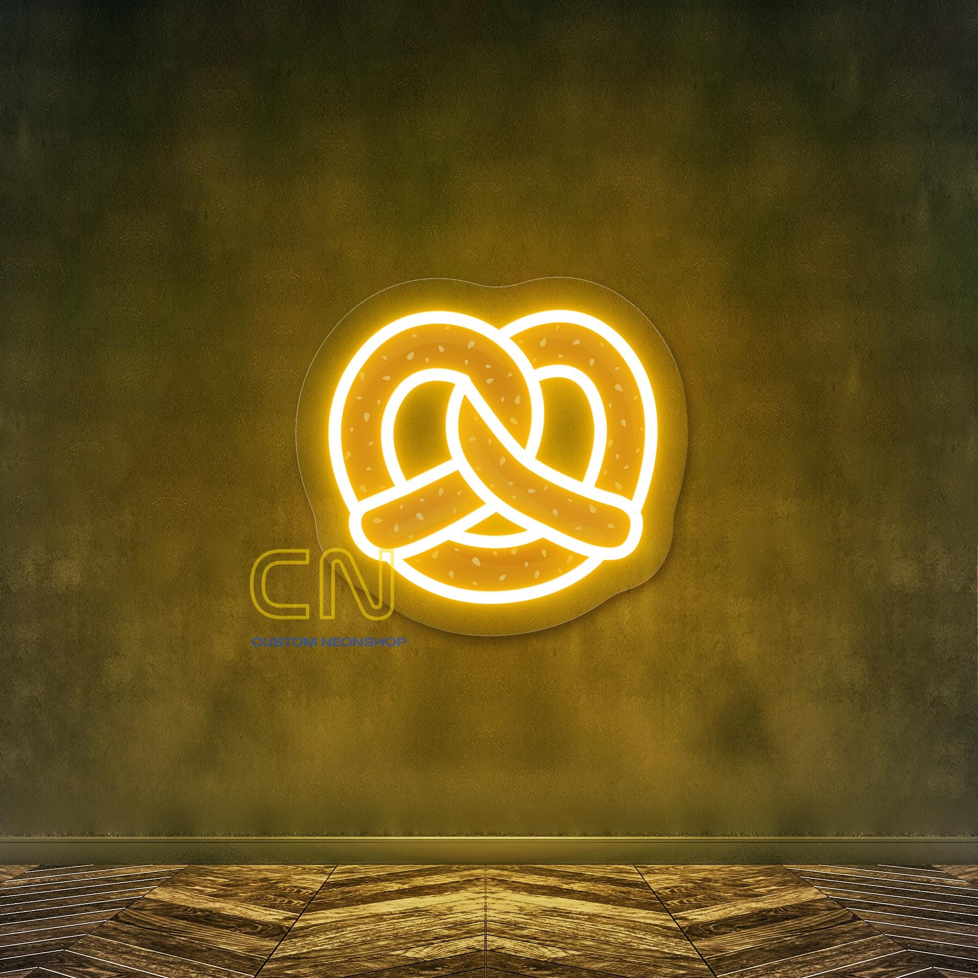 Petzel Neon Sign, Bakery Neon Sign - Pretzel, Led Neon Sign, Coffee Bar ...