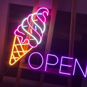 Chocolate Open Neon Sign, Chocolate Neon Sign, Chocolate Decor Sign ...