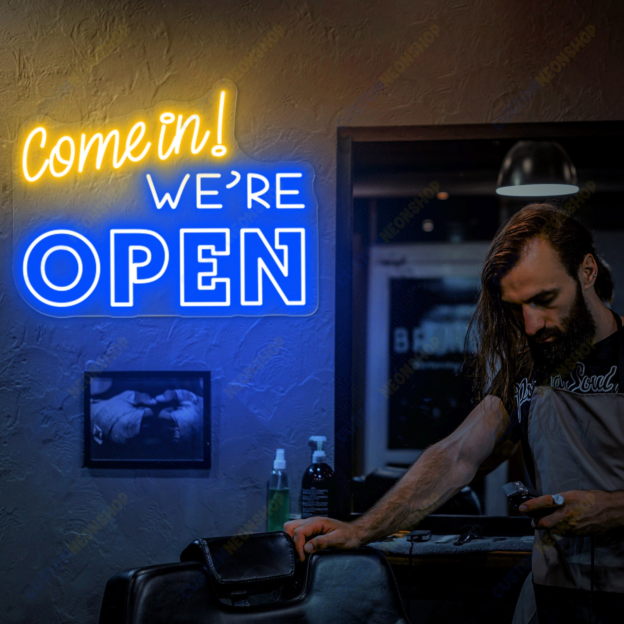 Come in We're Open Sign Neon Open Sign Open Outdoor Sign for Business ...
