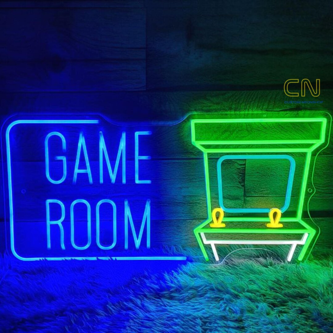Game Room Neon Sign, Gaming Room Wall Decor, Neon Light for Gaming Room ...