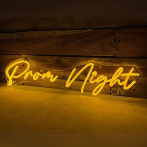 Prom Night Neon Sign Custom, Prom 2025 Graduation 2025 Decor Prom Night ...