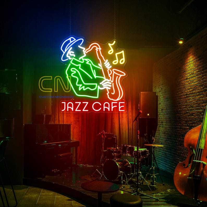 Jazz Club Led Sign, Jazz Club Led Sign, Jazz Neon Sign, Custom Neon ...