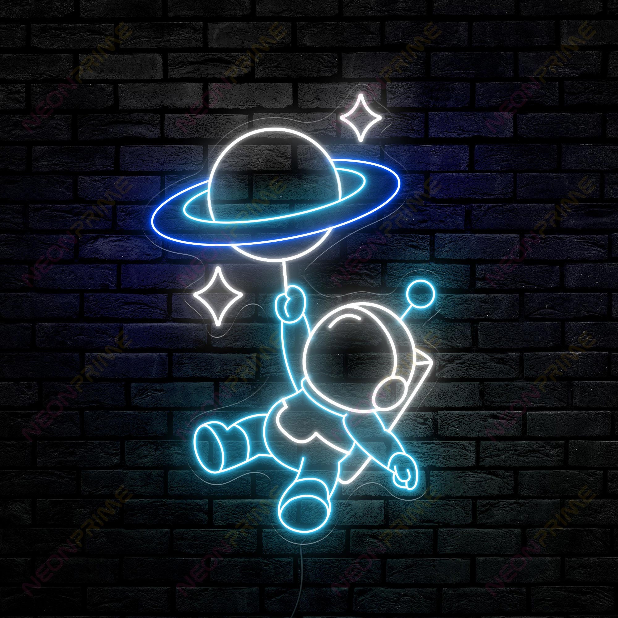 Space Astronaut Neon Sign, Astronaut Wall Art Decor, Astronaut Neon ...