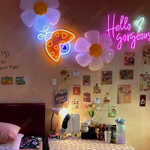 Plants Neon Sign Home Plants Sign Potted LED Green Leaf Neon Light ...