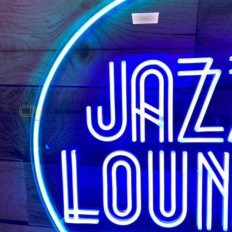 Jazzy Lounge Neon Sign, Club Neon Sign Bar Neon Sign, Customizable Neon ...