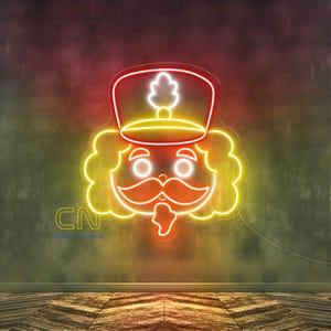 Christmas Nutcracker Neon Sign, Nutcracker Led Sign, Holiday Wall Decor ...