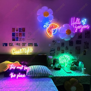 Custom K-pop Name Neon Sign, Custom BTS Neon Sign, Kpop Icon Neon Sign ...