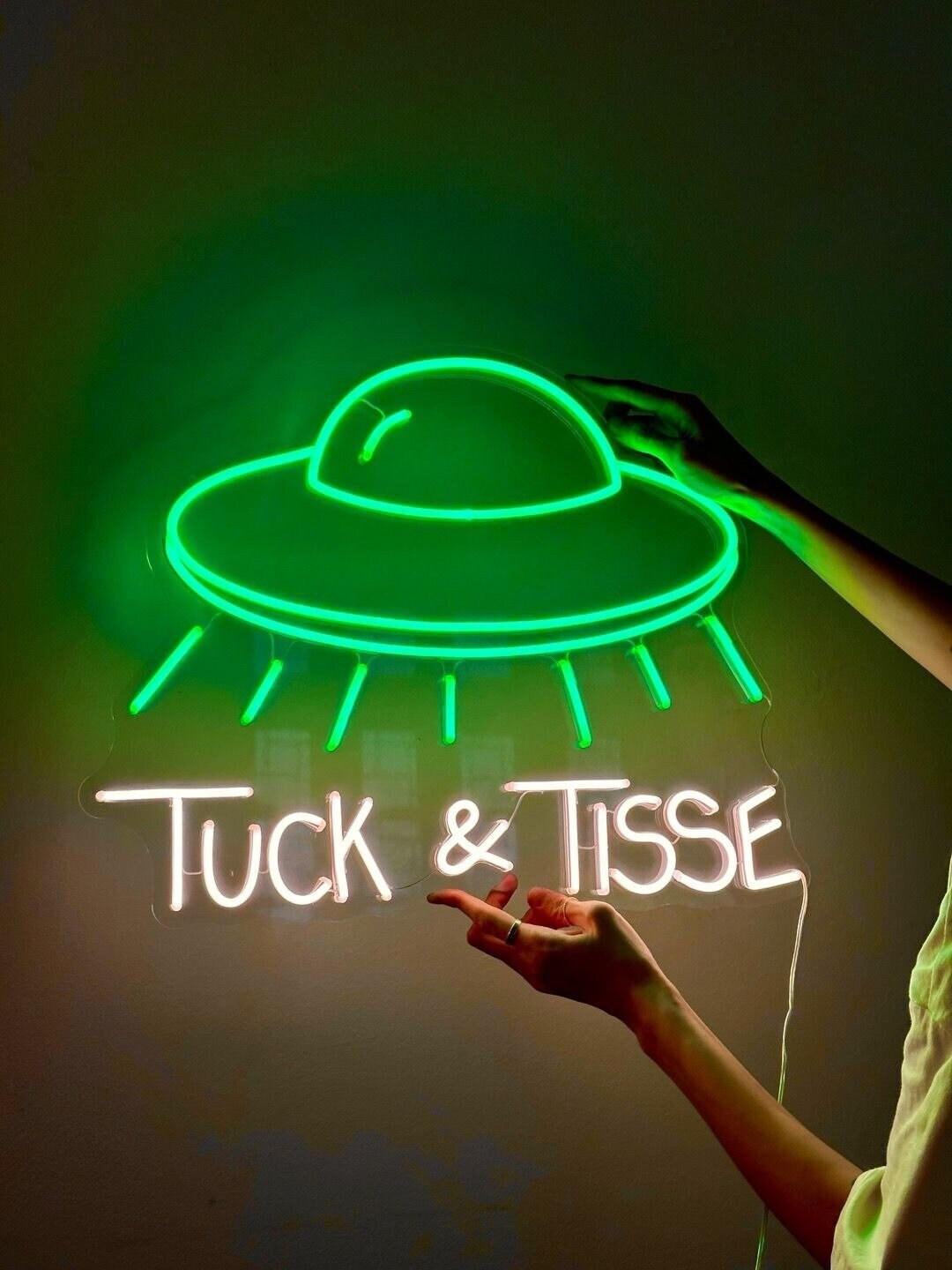 UFO Neon Signs, Custom UFO Led Neon Sign, Custom Neon Sign, UFO Sign ...
