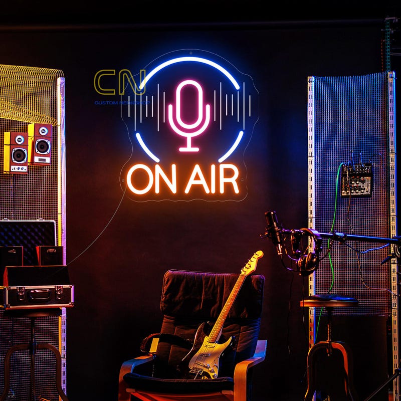 Custom Podcast Sign - Etsy