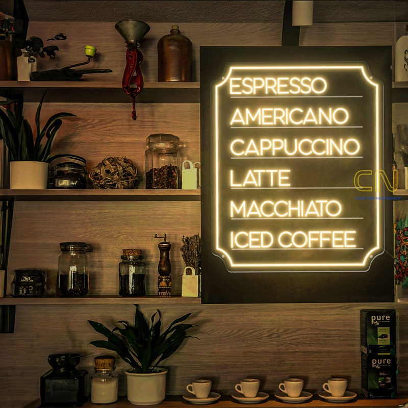 Menu Board Coffee Shop - Etsy