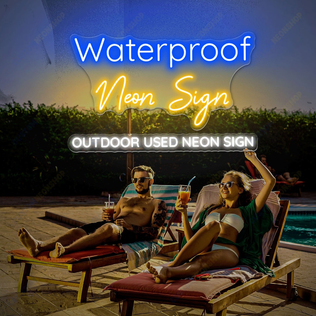 Outdoor Garden Decor Neon Sign Custom Waterproof Neon Signs Custom ...