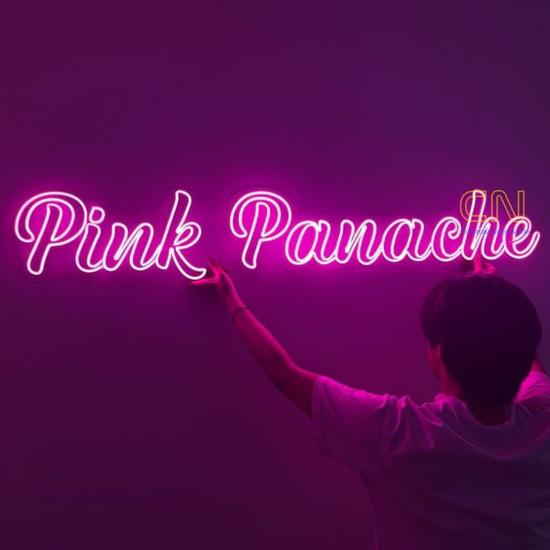 Pink Neon Sign - Etsy