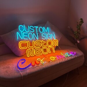 Custom Name Hair Shop, Custom Barber Shop Neon Sign, Barber Haircut ...