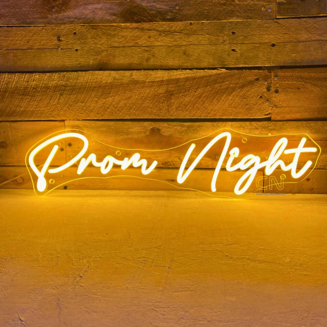 Prom Night Neon Sign Custom, Prom 2025 Graduation 2025 Decor Prom Night ...